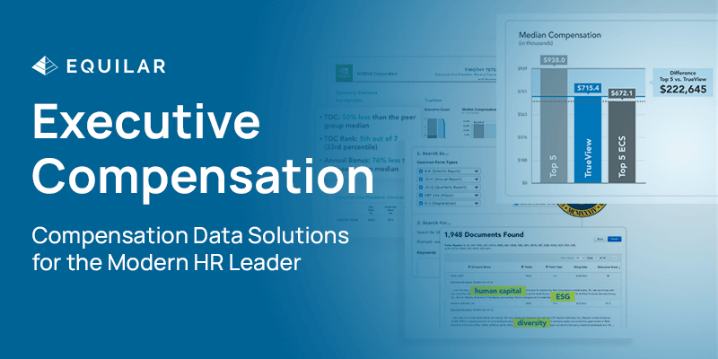 Equilar Insight: Executive Compensation Solutions